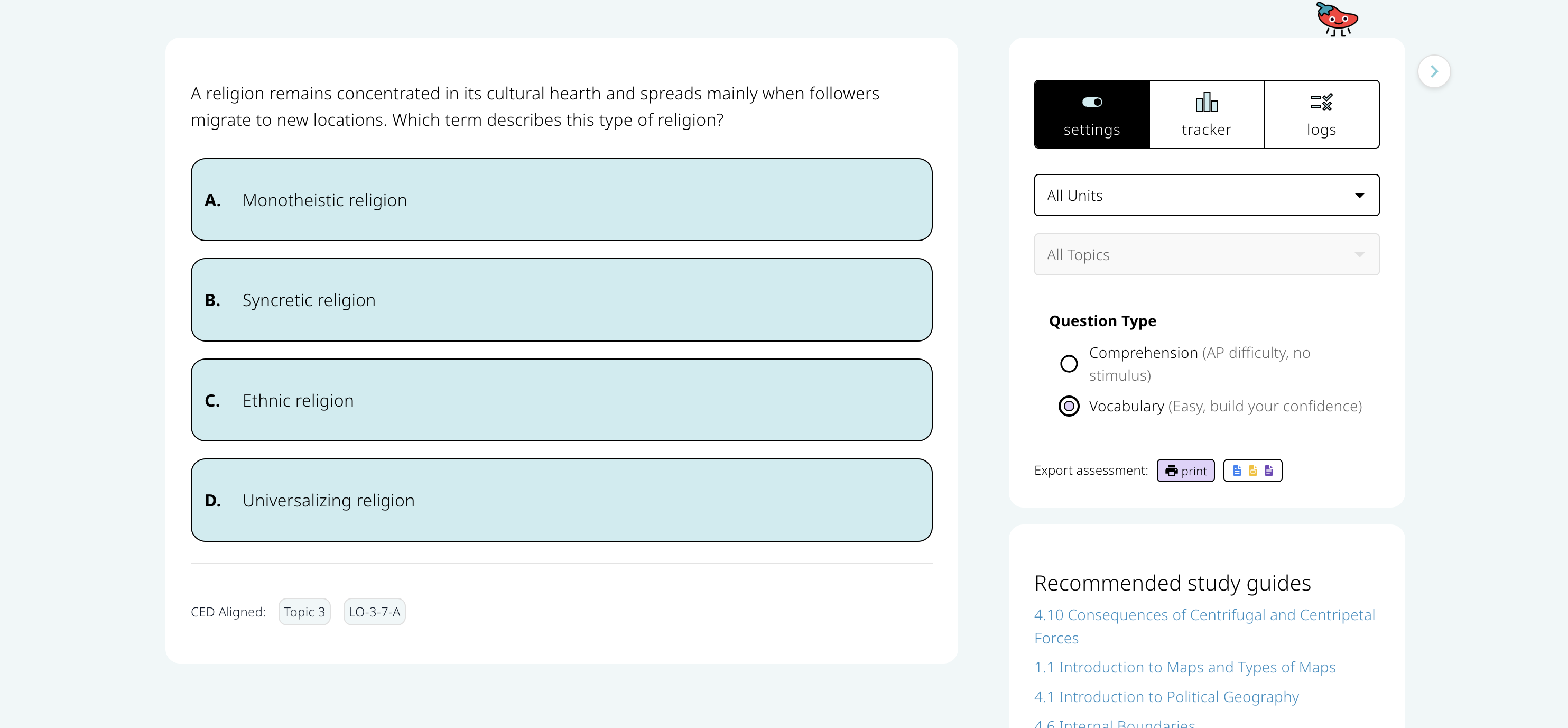 22,729 new "vocab" based practice questions for building foundations | What's New at Fiveable